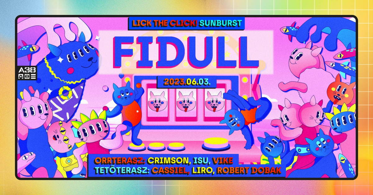 Lick The Click! Sunburst x Fidull - A38 Hajó