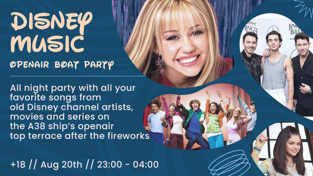 Disney Music All Night: Open Air Boat Party in the Night - A38 Hajó