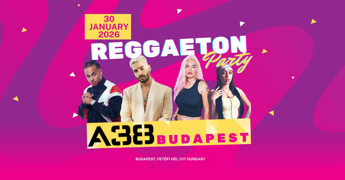 Reggaeton Party (Budapest) Boat Party! - A38 Ship